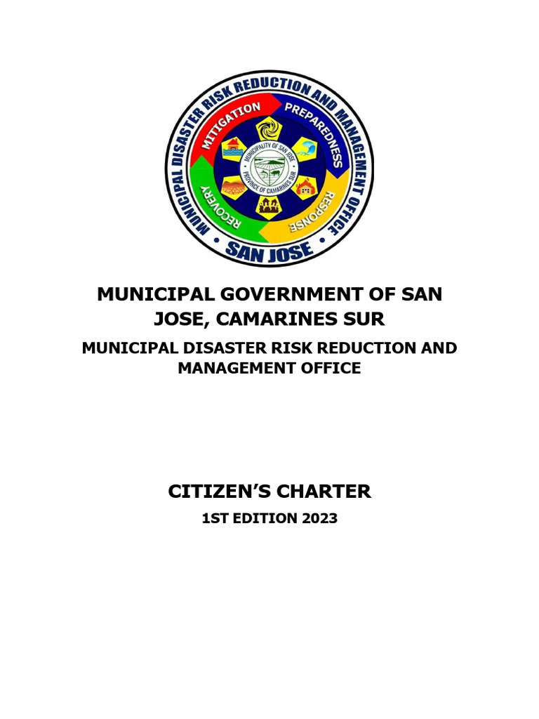 Citizens Charter MDRRMO | PDF | Emergency Management | Emergency