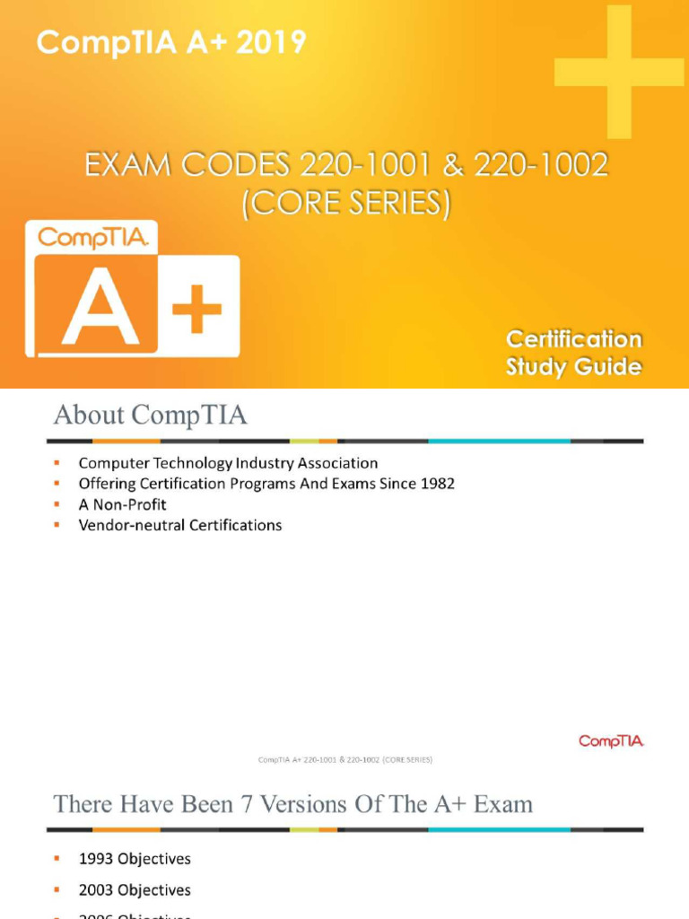 01 CompTIA A Introduction | PDF