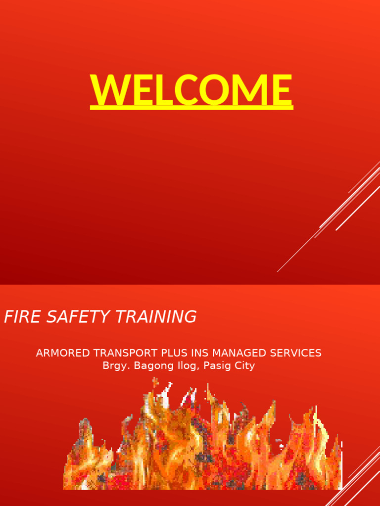 ATPI MS Fire&Safety Training | PDF | Fires | Firefighting