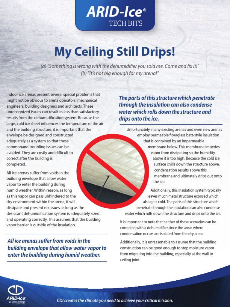 Ice Arena Humidity Management Solutions | PDF | Building Insulation ...