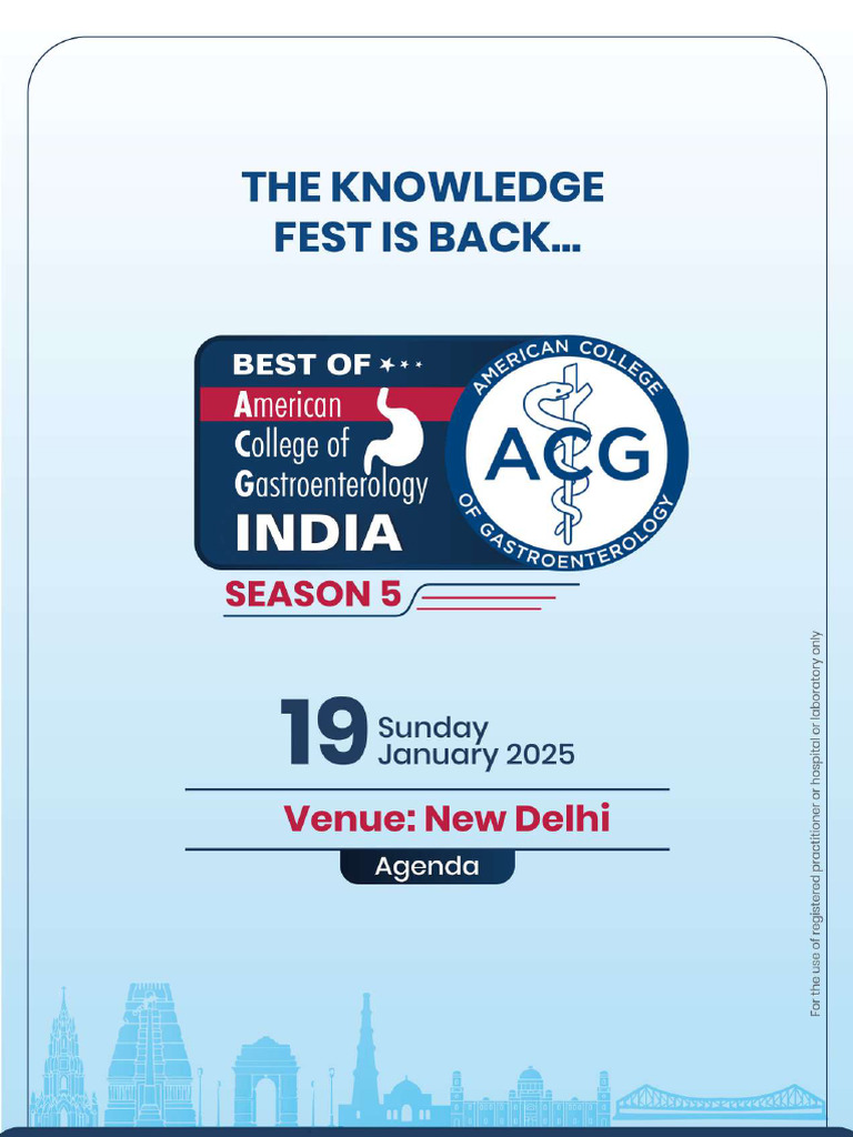 ACG Agenda (New Delhi) - 1 | PDF