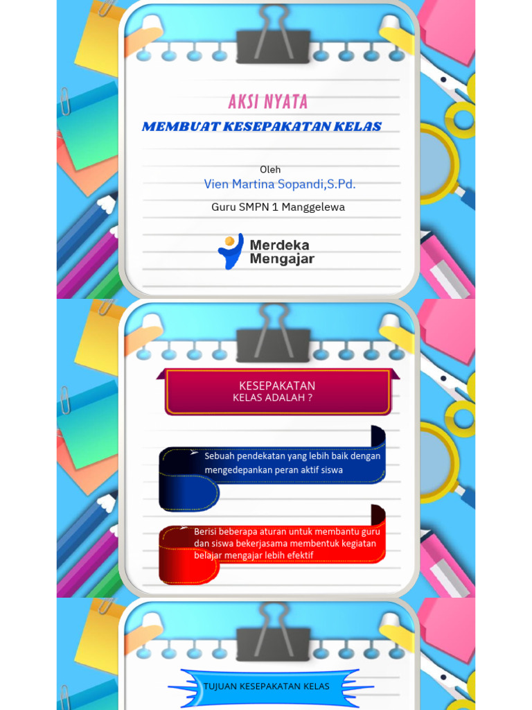 Membuat Kesepakatan Kelas Pdf