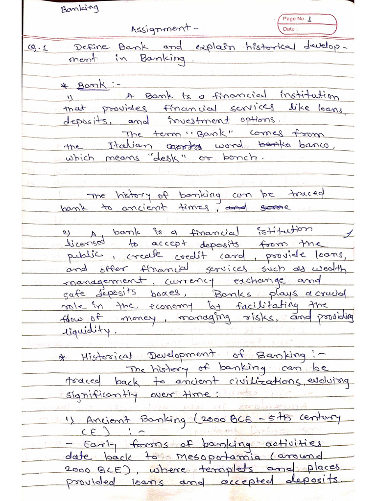 Banking Assignment | PDF