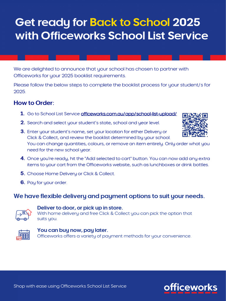 Officeworks Book List 2025 | PDF