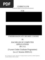 BCA Syllabus - 2025 Onwards | PDF | Matrix (Mathematics) | Pointer (Computer Programming)