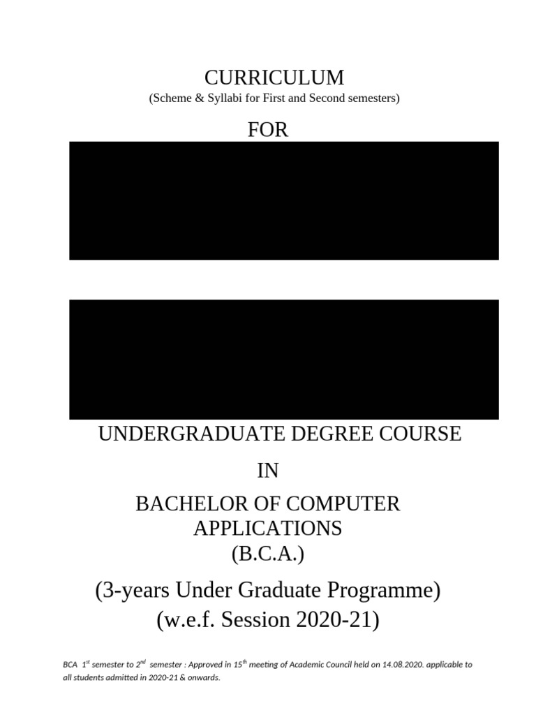 BCA Ist-Year AC 15 14.08.2020 | PDF | Databases | Relational Database