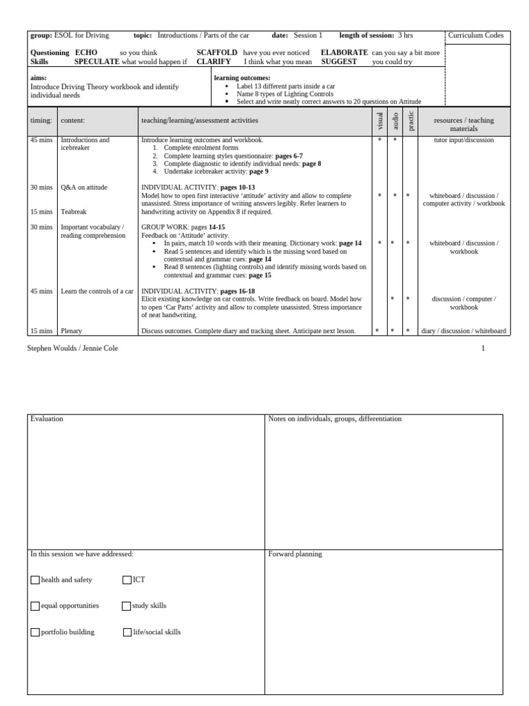 Lesson_Plan_Session_1 | PDF | Educational Technology | Reading ...