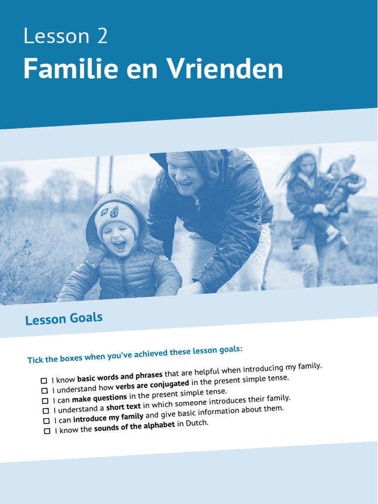 Dutch Family & Friends Vocabulary | PDF | English Language ...