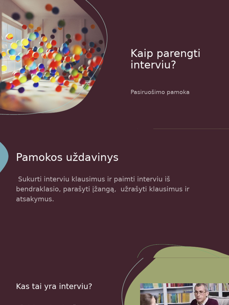 Kaip Rengti Interviu | PDF