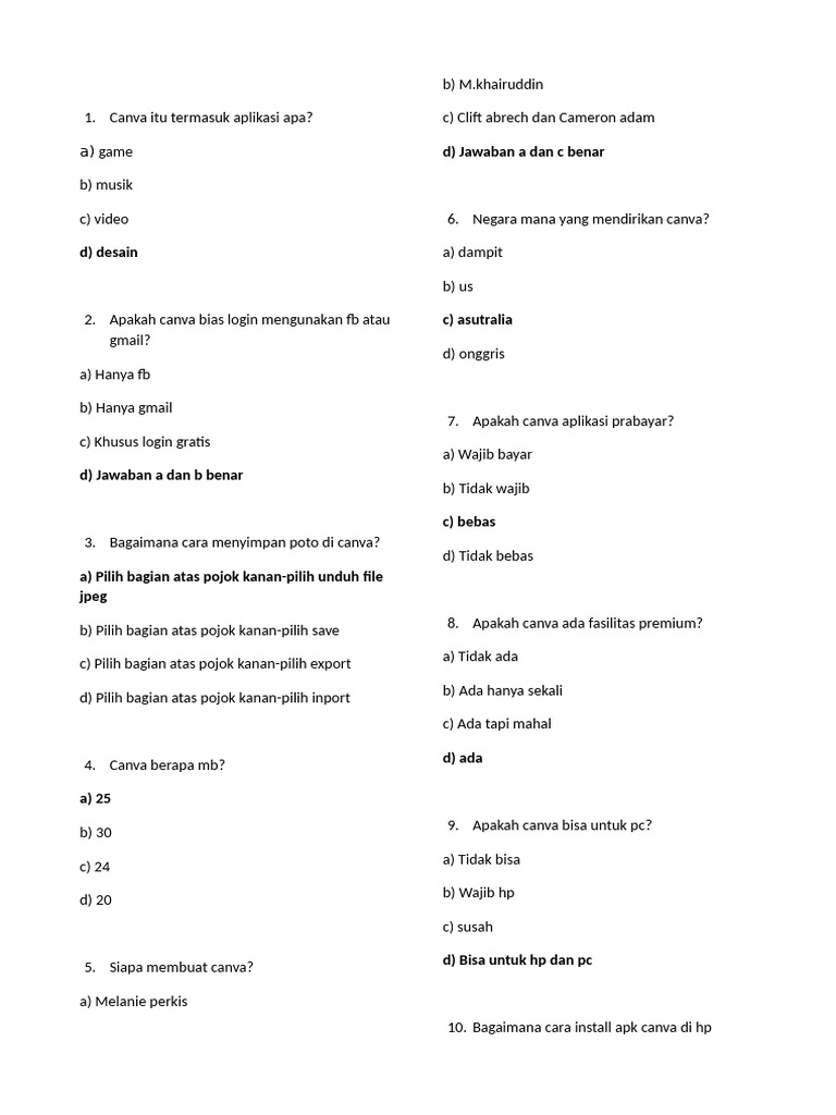 Soal Pts DKV 10 Sem 2 2023 | PDF