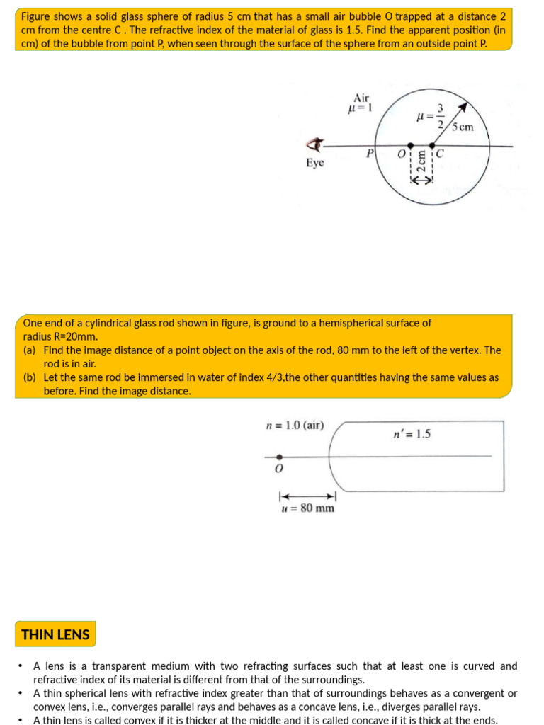 Ray Optics 5 | PDF | Optics | Electromagnetic Radiation