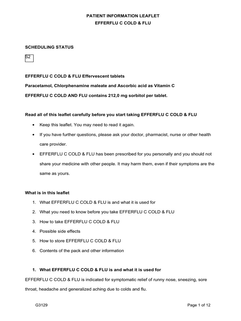 Cold & Flu Relief Guide | PDF | Common Cold | Influenza