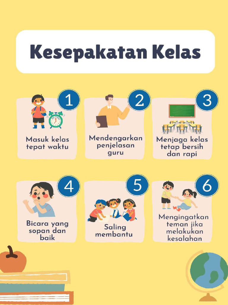 Poster Kesepakatan Kelas | PDF
