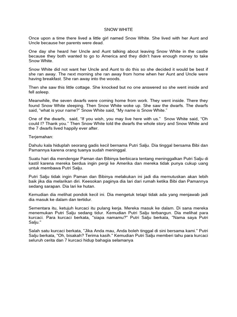 SNOW WHITE | PDF