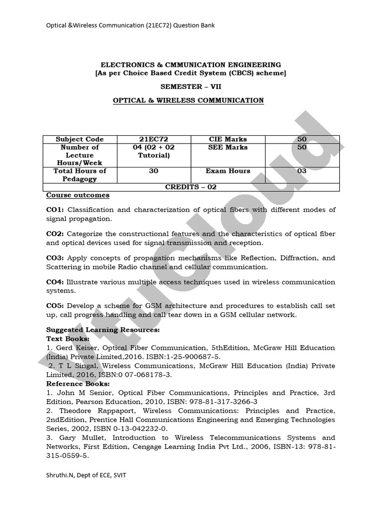 qp_owc_ | PDF | Optical Fiber | Dispersion (Optics)