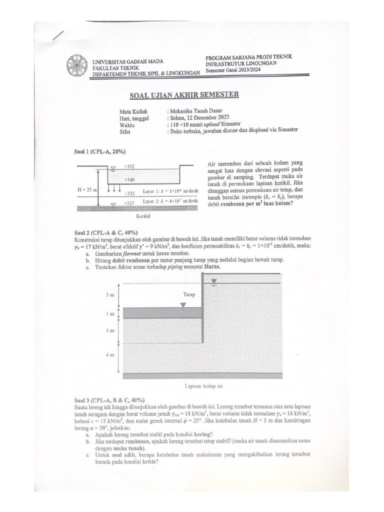 Uas Mektan 2023 | PDF
