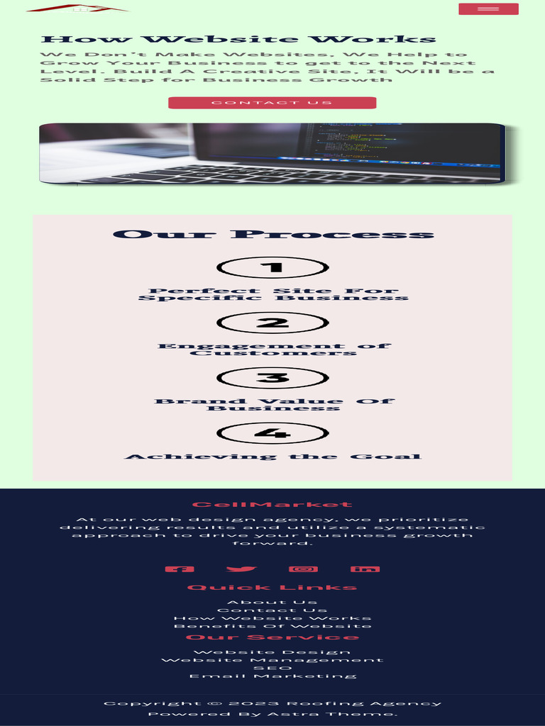 How Website Works - Roofing Agency | PDF