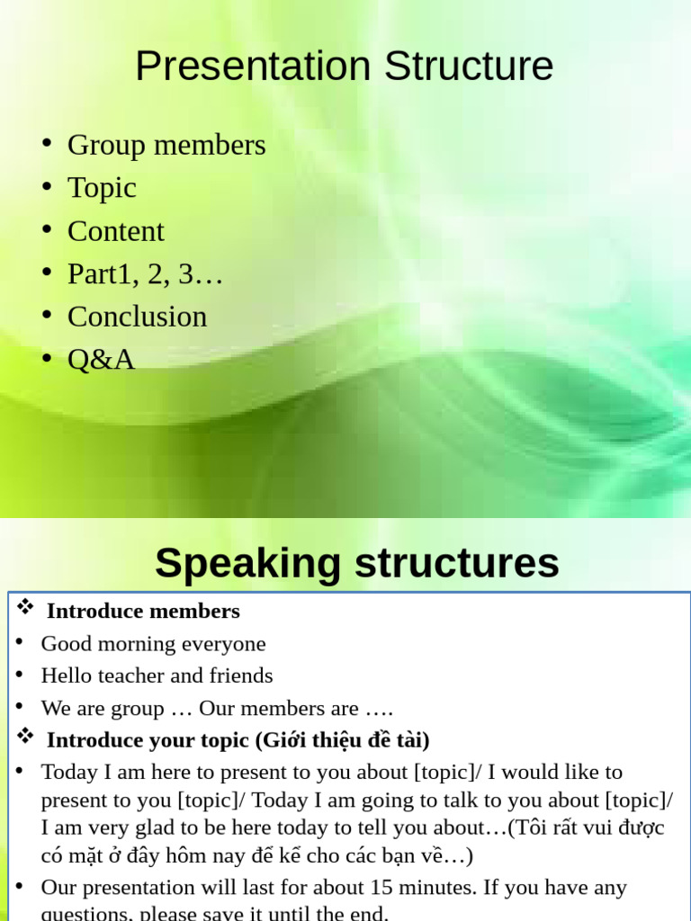 Presentation Instruction | PDF