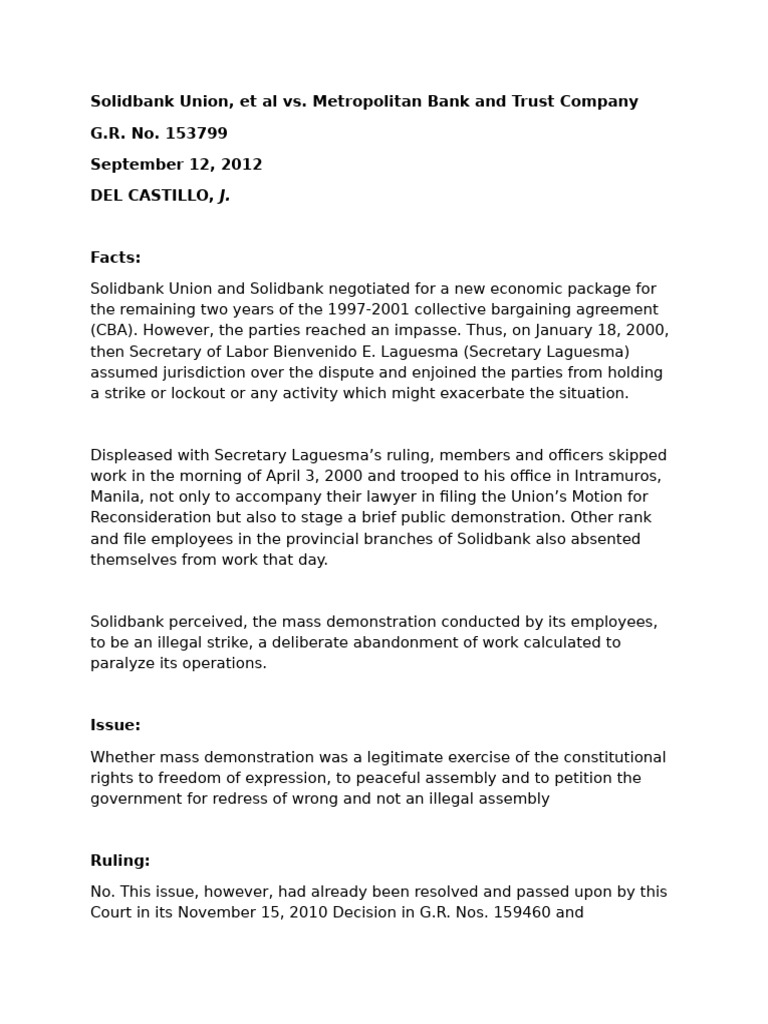Solid Bank vs MBTC | PDF