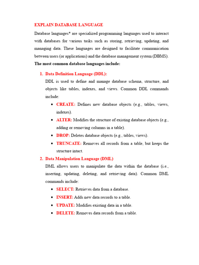 BD UNIT 1,2 | PDF | Analytics | Sql