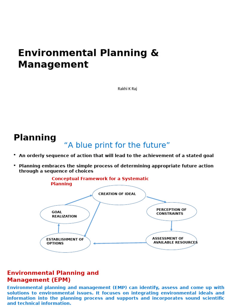 Environmental Planning and Management Guide | PDF | Sustainability ...