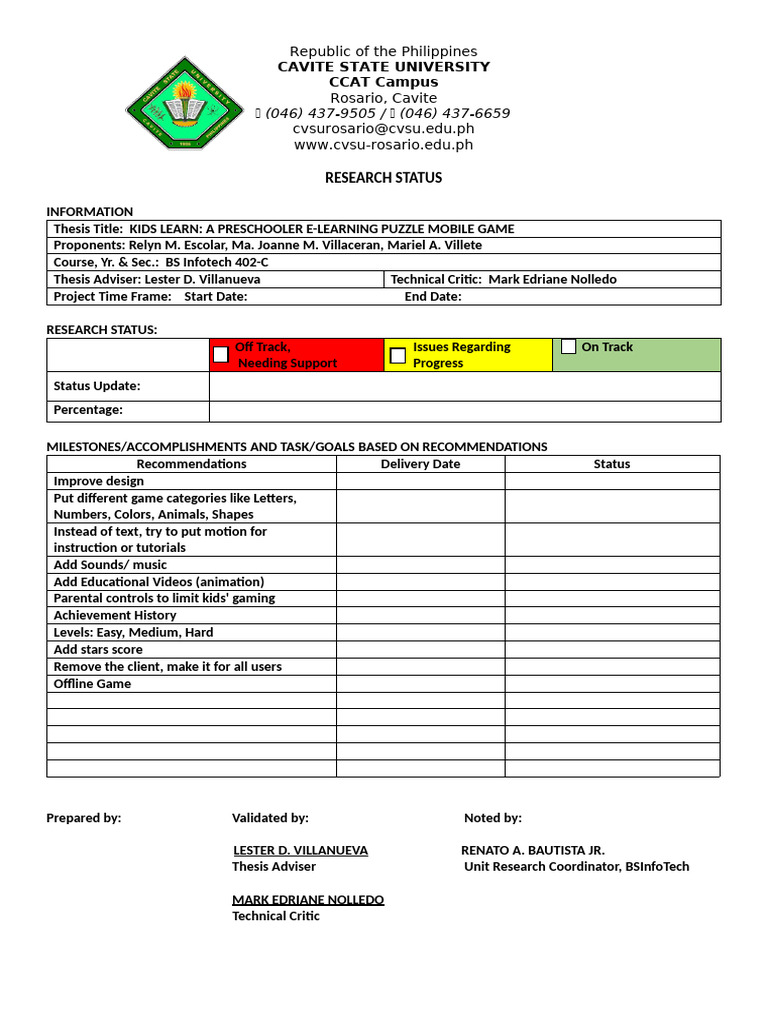 Preschool E-Learning Game Research Status | PDF