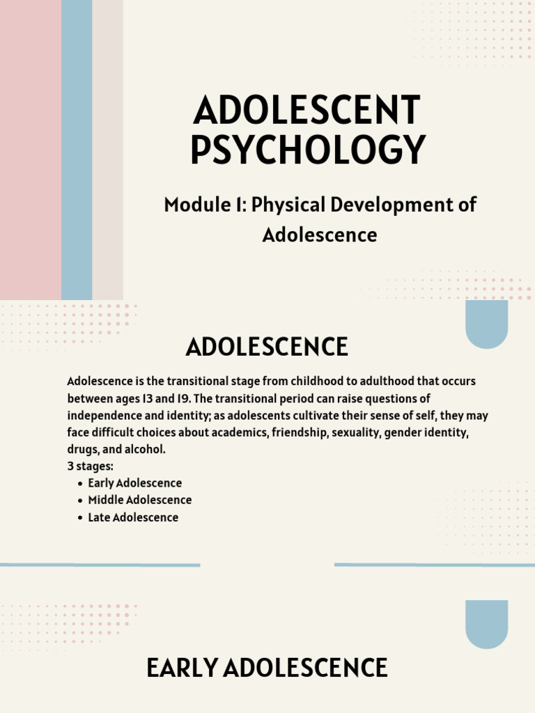 BA 3 (3) | PDF | Adolescence | Developmental Psychology