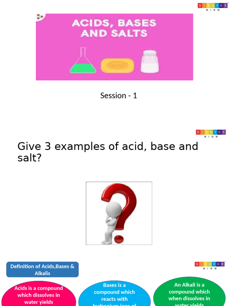Acids, Bases, and Salts Explained | PDF | Acid | Hydroxide