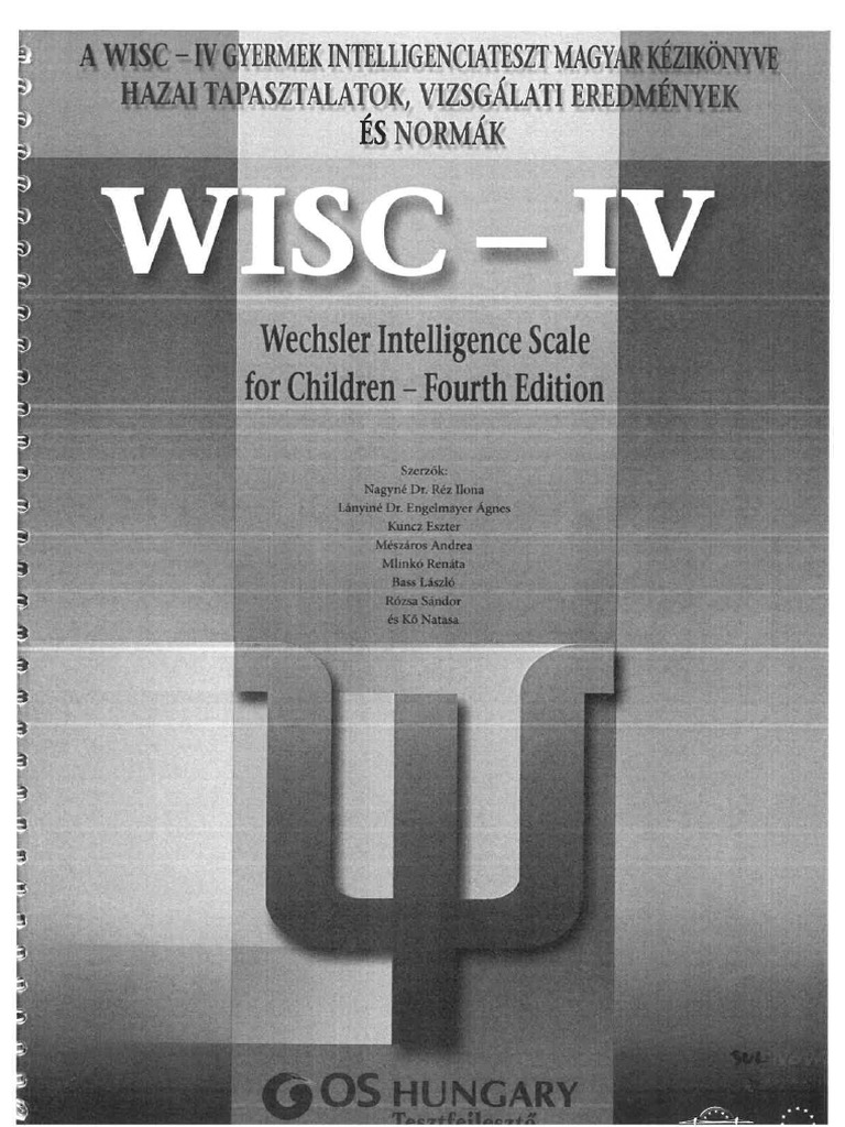 Wisc-IV . | PDF