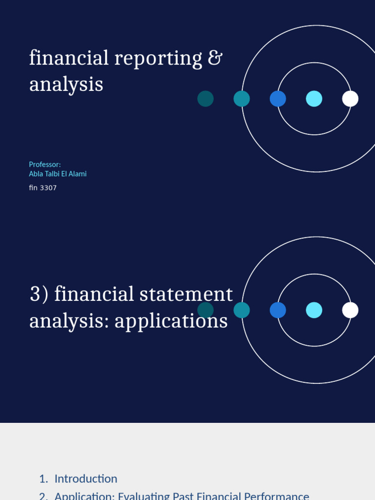 Financial Statement Analysis - Applications | PDF | Investing ...