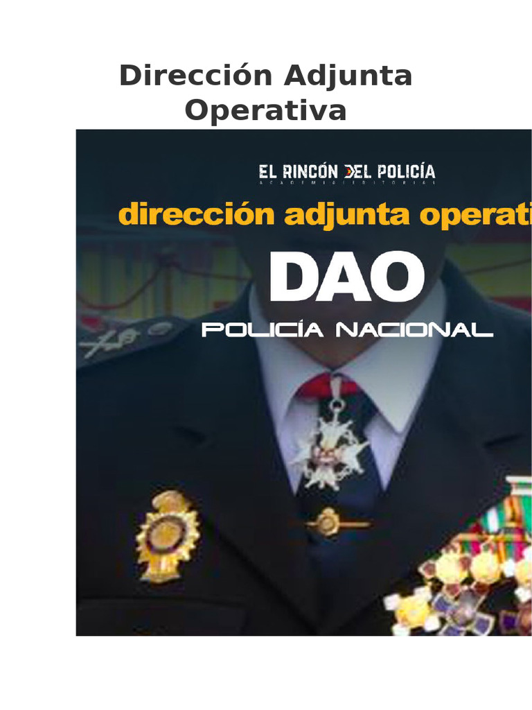 DAO | PDF | Policía | Gobierno