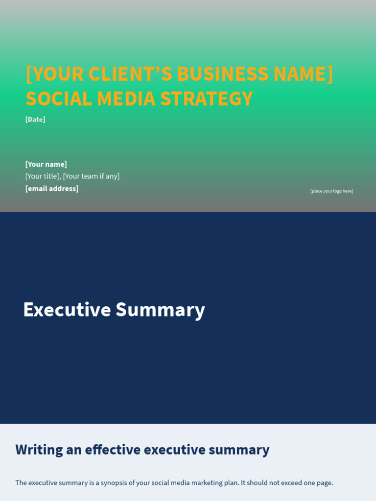 Social Media Strategy Template(2) | PDF | Popular Culture & Media ...