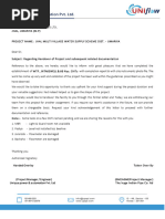 Materials Handover Letter Template | PDF | Equipment | Tools