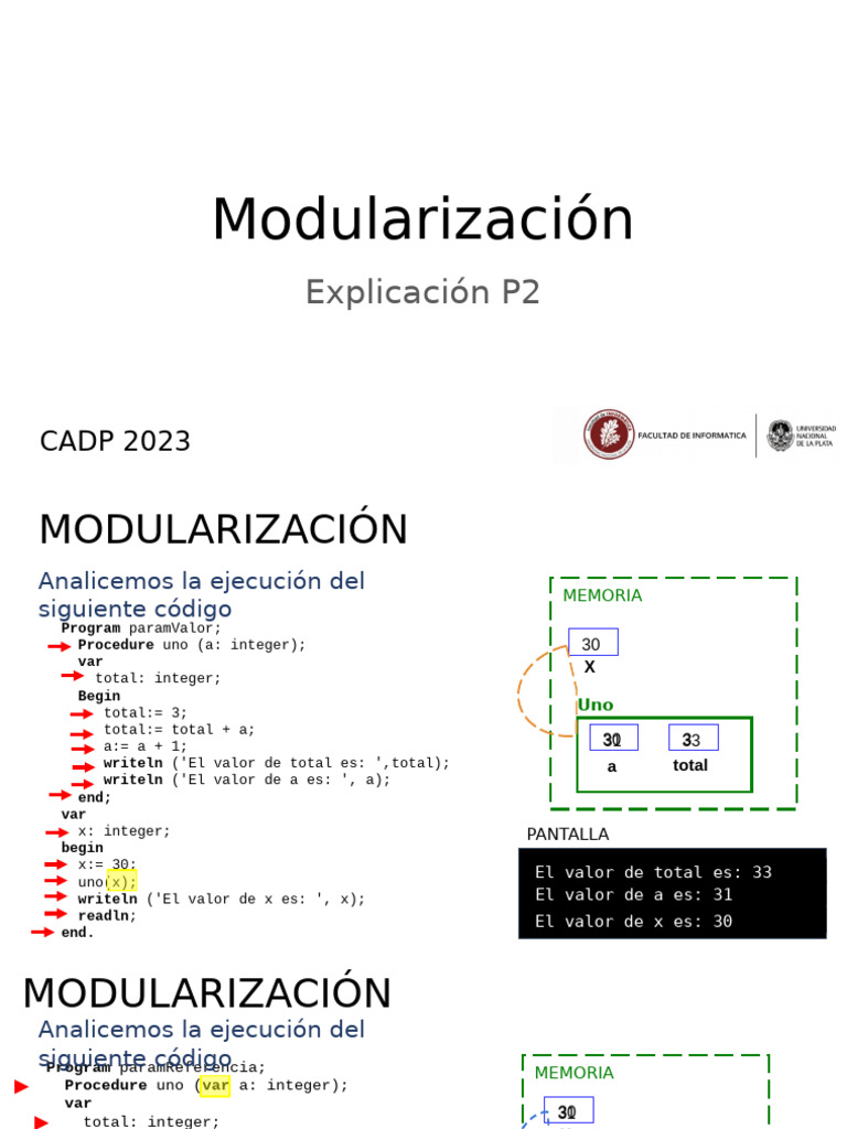 CADP 2023 - EP2 - Modularizacion | PDF | Ingeniería de software ...