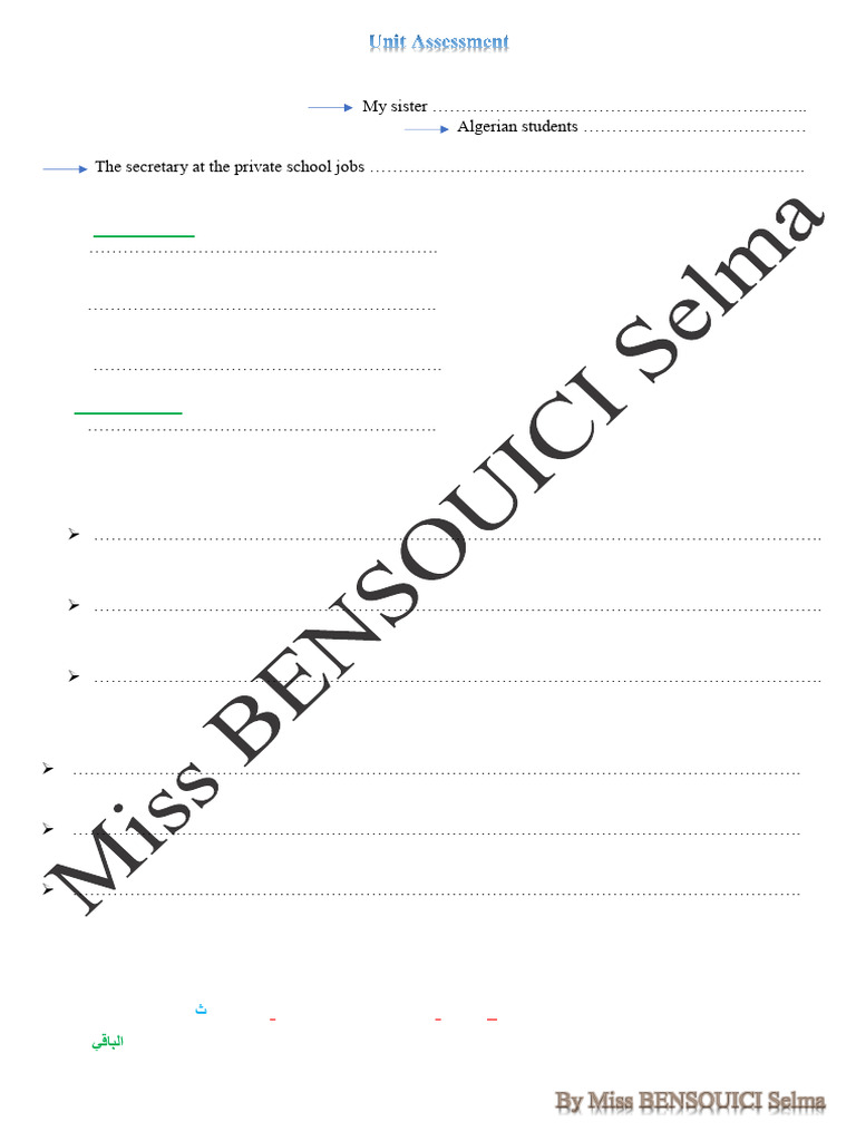 Unit Assessment | PDF | Languages | Foreign Language Studies