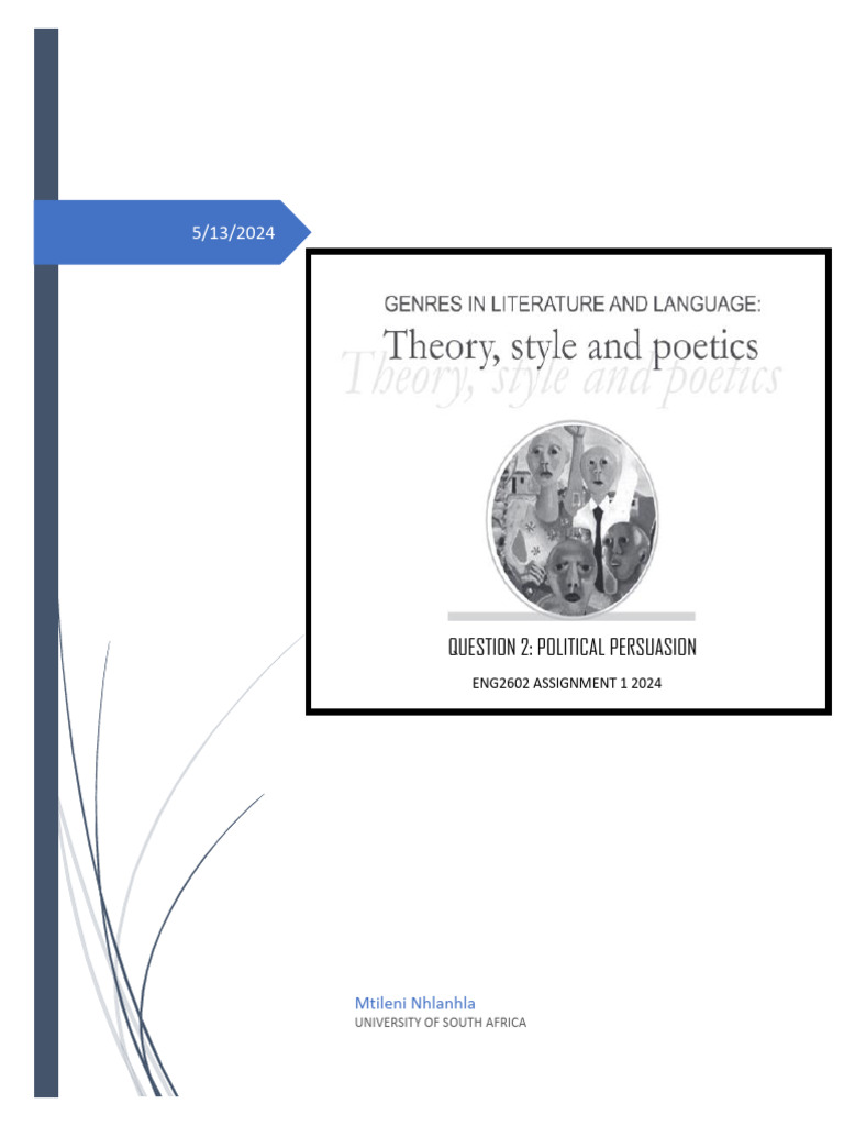 Eng2602 - 2024 - Assignment 1 | PDF | Human Communication