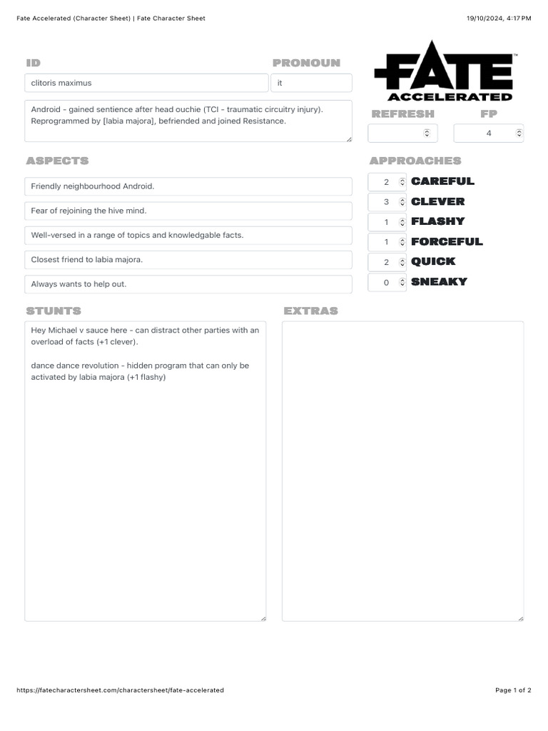 Tissy Character | PDF