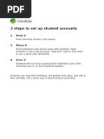ClassDojo Student Login Guide | PDF | Login | Qr Code