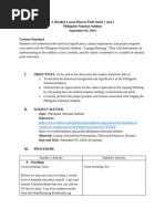 Manipulative Skills Lesson Plan | PDF | Teachers | Prayer