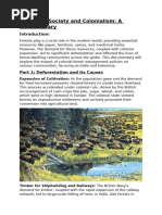 Class-9 History PPT Chapter-4 Forest Society and Colonialism | PDF ...