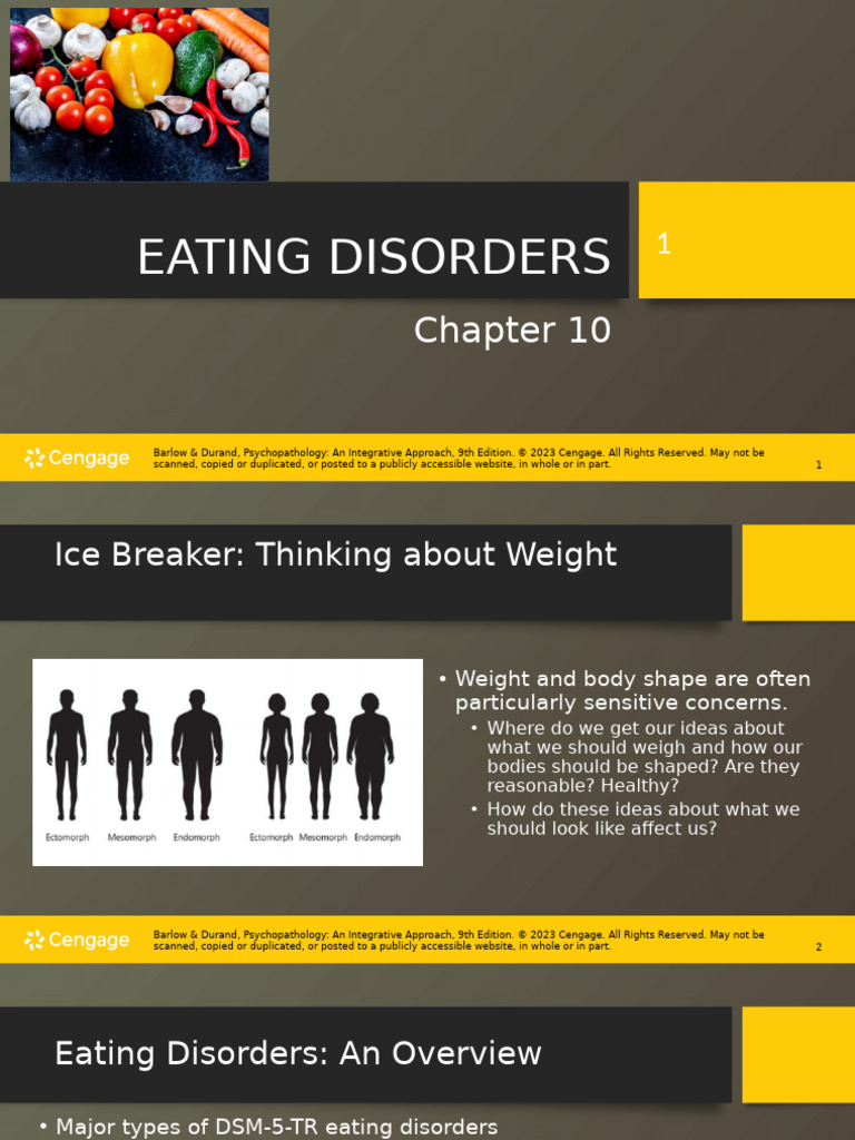 Overview of Eating Disorders | PDF | Eating Disorder | Anorexia Nervosa
