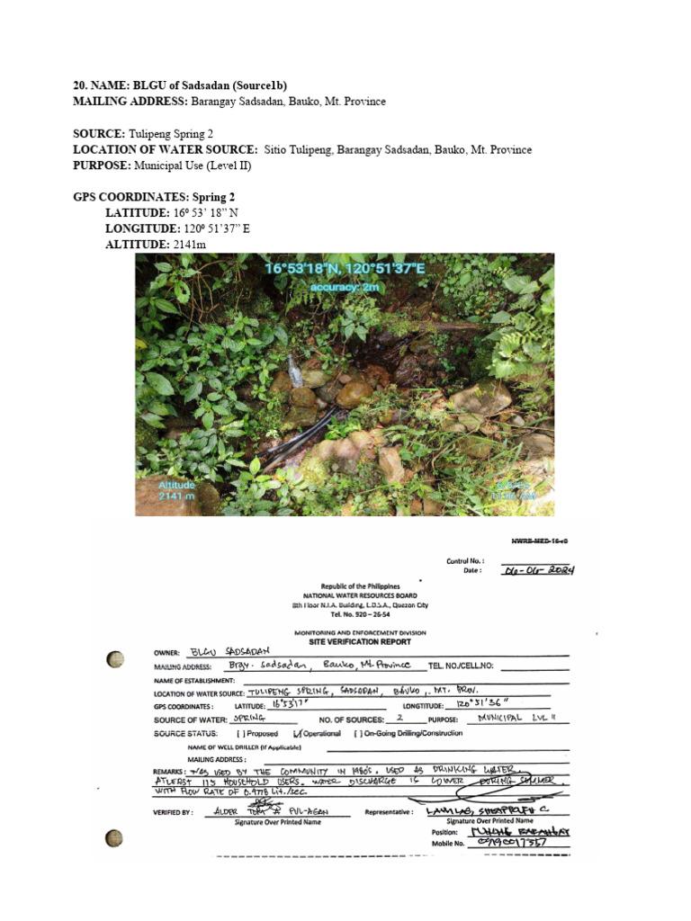 BLGU of Sadsadan (Source1b) | PDF