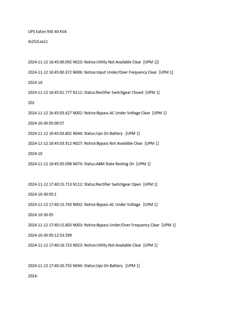 UPS Eaton 93E 40 KVA PKP 00191-ELEC-UPS-00036 A-1 DB2 | PDF | Rectifier | Battery Charger
