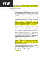 Four-Fold Test of Employment Relations | PDF | Employment | Labour Law