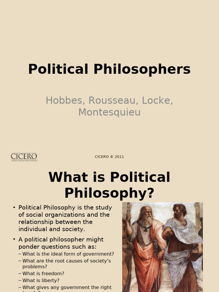 Political Philosophers | PDF | John Locke | Political Philosophy