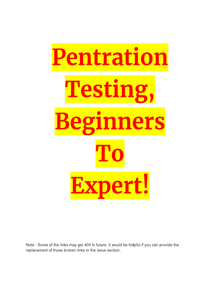 Pen Test | PDF