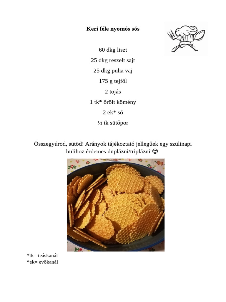 nyomós sós (2) | PDF