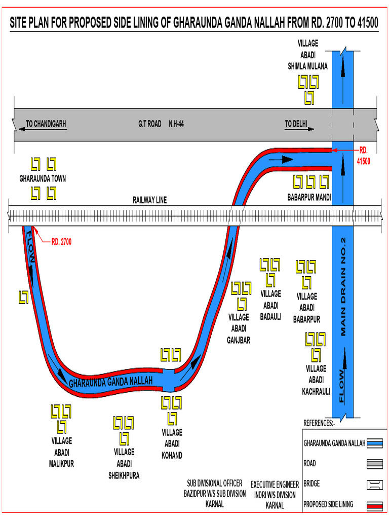 SITE PLAN GRD GANDA NALLAH RD. 2700 TO 41500-Model | PDF