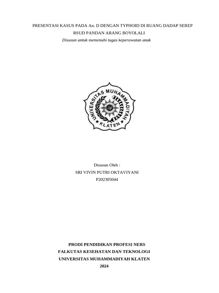 Presus Thypoid | PDF