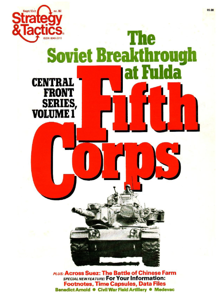 Spi - Strategy & Tactics 082 - Status of Forces in Central Europe | PDF